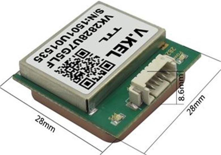 New V.KEL VK2828U7G5LF GPS Module Ublox Chip Built-in Flash 1-10Hz with ...