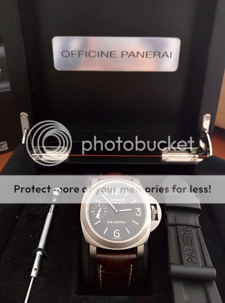 FSOT: Panerai Luminor Marina 177 (PAM177) - Titanium, 44mm, Recent ...