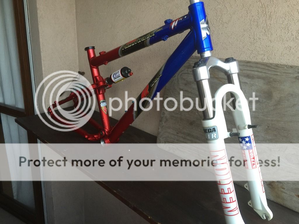 K2 RAZORBACK RSX competition frame 16" & fork NOLEEN | Retrobike