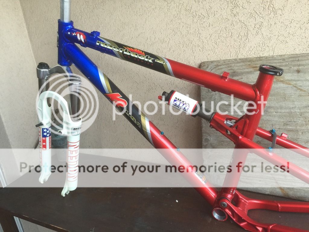 K2 RAZORBACK RSX competition frame 16" & fork NOLEEN | Retrobike